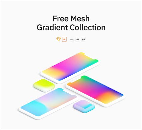 Free Gradient Mesh Pack Theme Ui