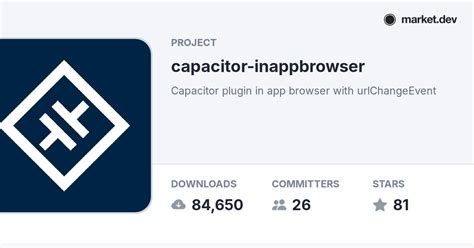 Capacitor Inappbrowser Ecosystem Directory Market Dev