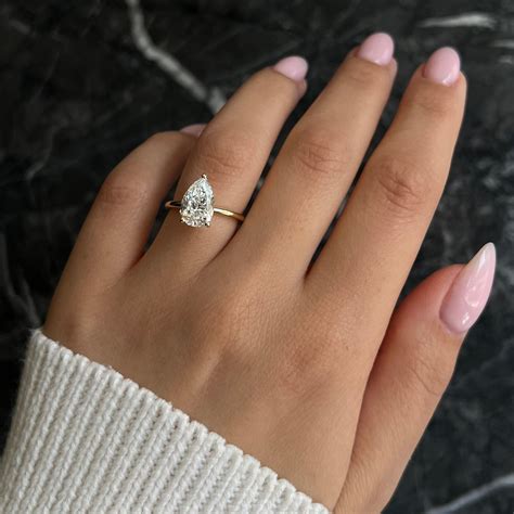 Pear Cut Diamond Engagement Ring Artofit