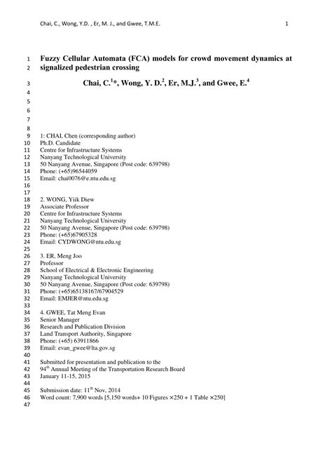 Pdf Fuzzy Cellular Automata Models For Crowd Movement Dynamics At Signalized Pedestrian Crossings