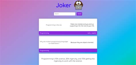 Jokes Website Using React And Typescript Coding Torque