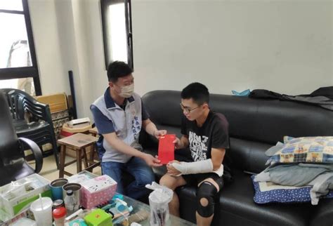 台南市站慰問國軍急難徵屬