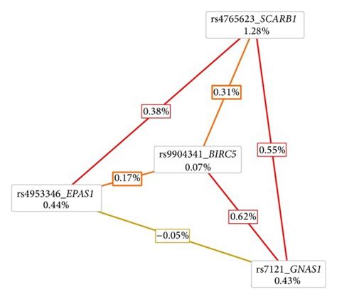 entropy based interaction radial graph provided with mdr analysis