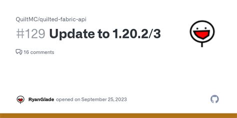 update to 1 20 2 3 · issue 129 · quiltmc quilted fabric api · github