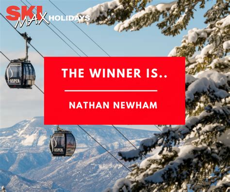 Skimax Congratulations To Nathan Newham On Winning Our