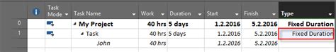 task duration and resource additional day off in ms project 2016