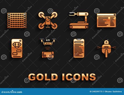 Set Remote Aerial Drone Software Web Developer Programming Code