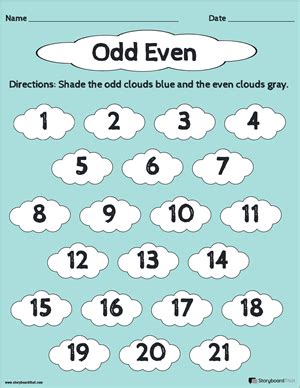 Free Even And Odd Numbers Worksheets Printable Activities Worksheets