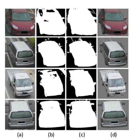The Vehicle Segmentation Results A Original Image B Intermediate Download Scientific