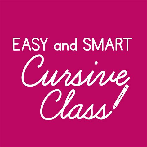 Easy And Smart Cursive Class Manila
