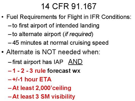 Ifr Inspection Requirements At Alexander Galindo Blog