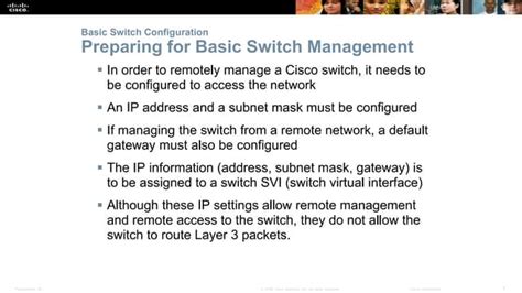 Basic Switch Configuration Pptx