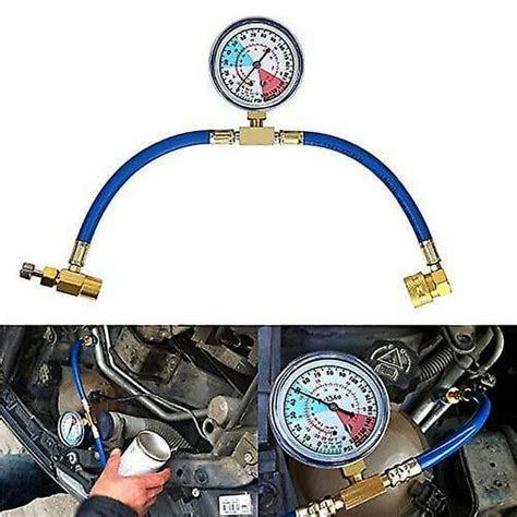 Kit De Recarga De Refrigerante R134a Sincero Con Adaptador De Carga Y