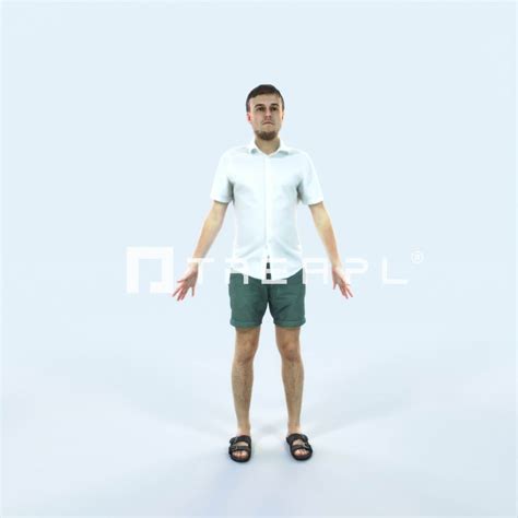 Veracity 18 A Animated Rigged Summer Casual Man 3d Model By Treapl