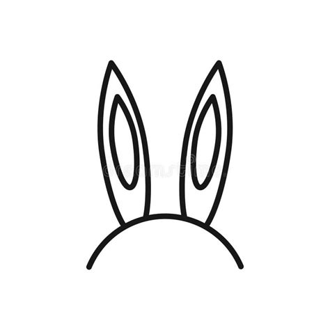 Editable Icon Of Rabbit Or Bunny Vector Illustration Isolated On White Background Using For