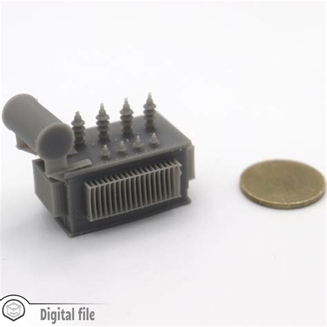 HO Scale Big Electrical Transformer Station Train Model D Stl File Etsy