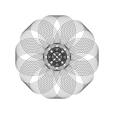 Spirograph Geometric Design Pattern 52364830 Vector Art At Vecteezy