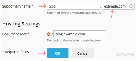 How To Add A Subdomain In Plesk Digitalfyre