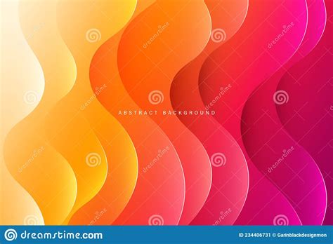 Abstract Colorful Gradient Dynamic Wave Shape Background Modern Elegant Vibrant Colors Fluid