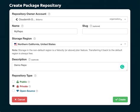 Create A Repository
