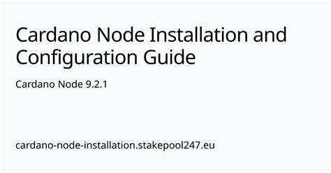 When Do We Need To Move My Cardano Node To The Latest Version For The Hard Fork Setup A Stake