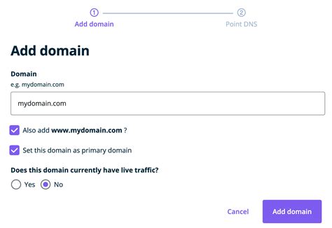 User Portal Domain Management Support Center