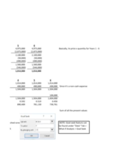 SOLUTION Npv Analysis Studypool