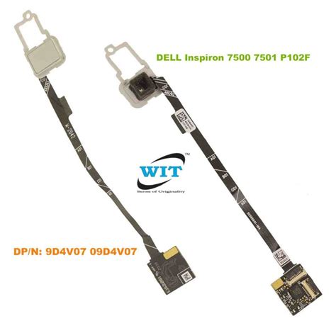 On Off Power Button And Finger Print Reader Recognizer Circuit Board With Cable For Dell Inspiron