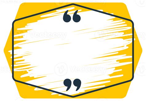 Quote Box Frame Design Boxes Quotation Bubble Blog Symbols Blank Template Quotation Bubble