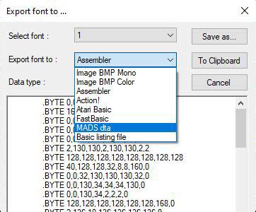 GitHub Matosimi Atari Fontmaker Atari XL XE Font Maker For PC