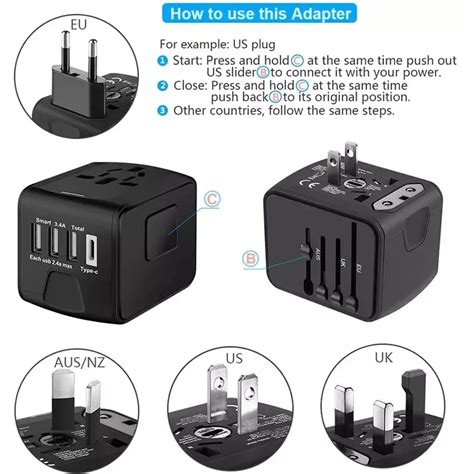 Universal Plug Adapter Travel Charger For W Pd Wall Power