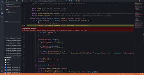 Php Xdebug Shows Method Doesnt Exist Message Stack Overflow