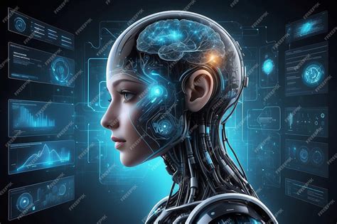 Premium Photo Ai Artificial Intelligence Concept Deep Learning Gui Graphical User Interface