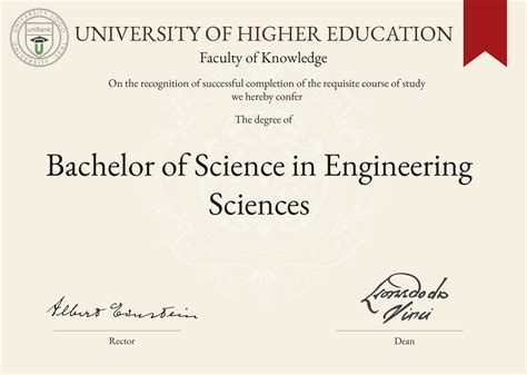 Bachelor Of Science In Engineering Sciences Bsc In Engineering Sciences Unirank