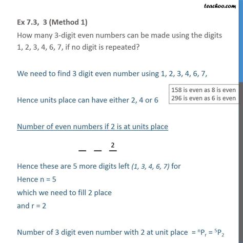 Ex 63 3 How Many 3 Digit Even Numbers Can Be Made Chapter 7 Clas