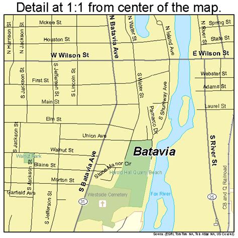 Batavia Illinois Street Map 1704078