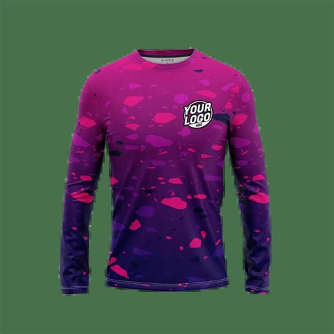 Custom Ruby Ripple Long Sleeve Shirt Polos R Us