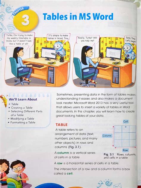 computer tables in ms word tb pdf microcomputers microsoft word