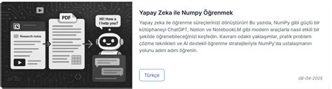 Yeni Yazım Yapay Zeka Ile Numpy Öğrenmek Yayında 🥳 Mikail Karadeniz