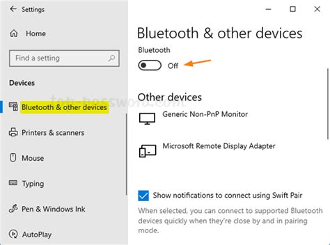 Ways To Disable Or Enable Bluetooth In Windows Password Recovery