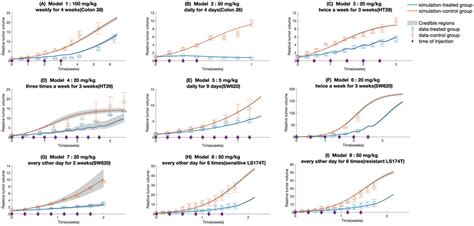 Time Dependent Outputs Of The 9 Tgi Model Using Parameter Estimates