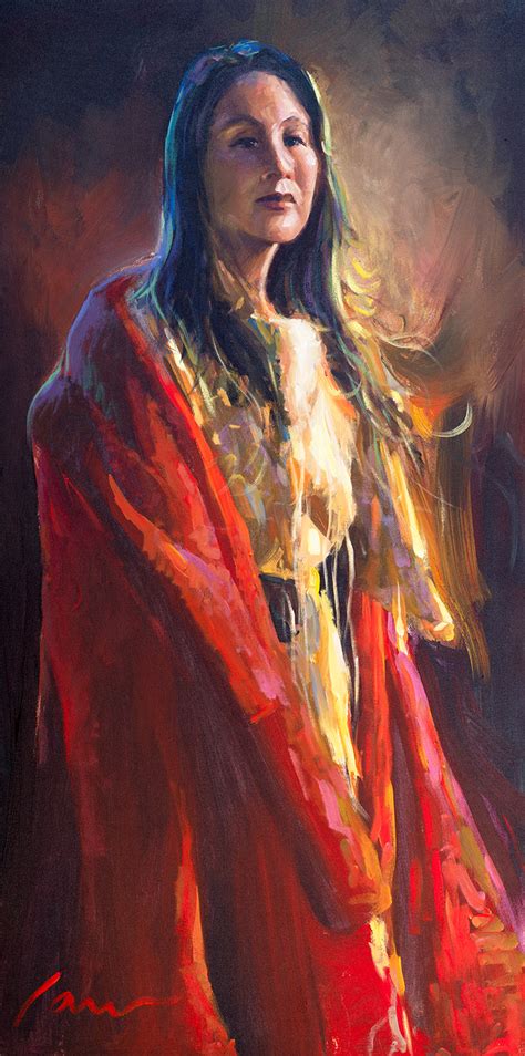 Female Native American Art Native American Art Prints Lee Bogle