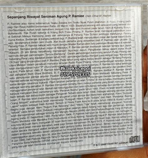 P Ramlee Vcd Karaoke 6 Hobbies And Toys Music And Media Cds And Dvds On