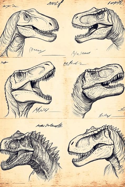 60 Epic Dinosaur Drawings To Inspire You The Sketch And Doodle Club