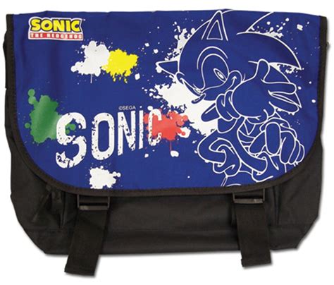 Sonic The Hedgehog Spray Messenger Bag