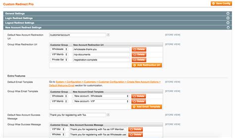 Magento Extension Custom Redirect Pro Custom Page Redirection After