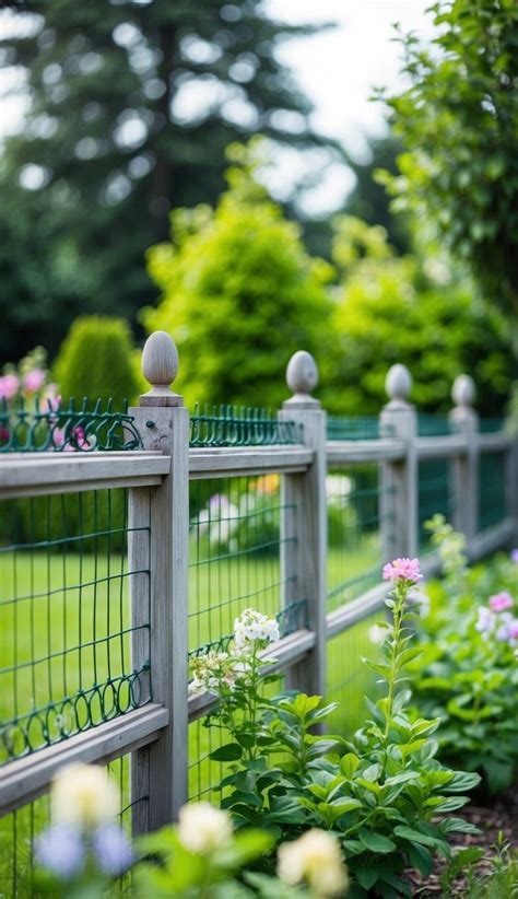21 Elegant Wood And Wire Fence Ideas To Distinguish Your Property Line