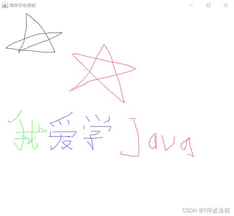 用bufferedimage和graphics实现简单鼠标手绘画板javajava Bufferedimage转graphics Csdn博客