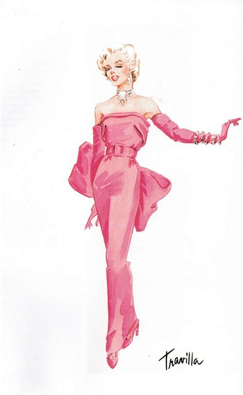 Travilla Costume Design For Marilyn Monroe Gentlemen Prefer Blondes
