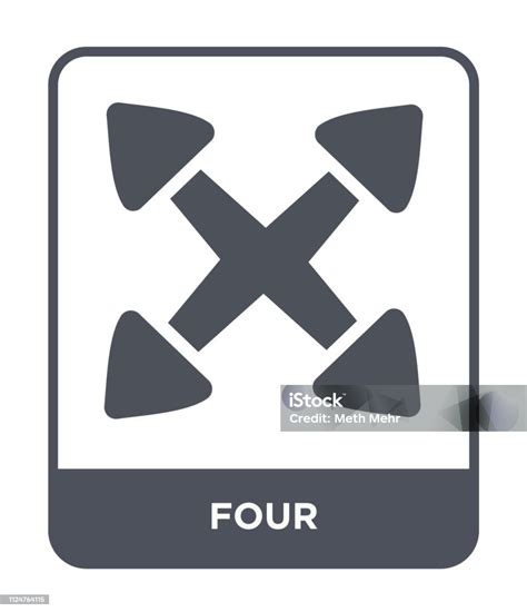 흰색 바탕에 4 개의 아이콘 벡터 4 명의 유행 가득 방향 컬렉션에서 아이콘 네 손가락에 대한 스톡 벡터 아트 및 기타 이미지 네 손가락 다이어그램 데이터 Istock